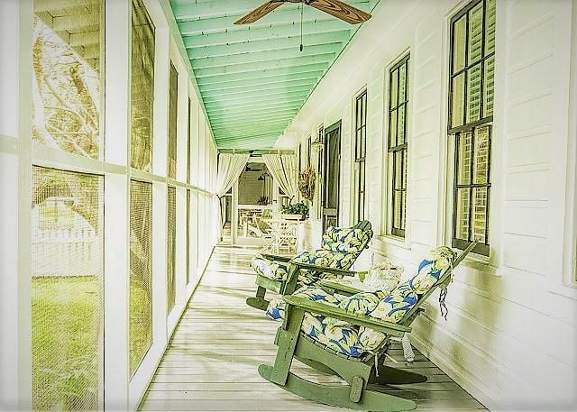 enlisted mens mess hall porch mermaid cottages 2 - Mermaid Cottages on ...